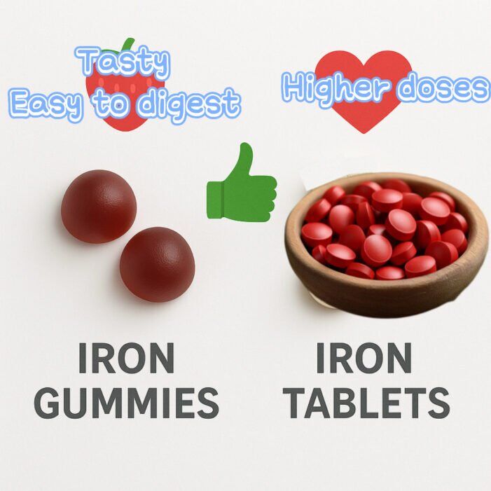 Iron Gummies vs. Iron Tablets: Which Is More Effective?