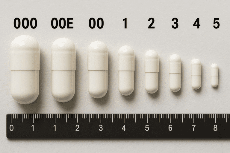 Capsule Supplements Size Chart Complete Guide