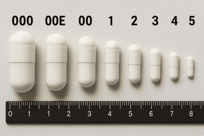 Capsule Supplements Size Chart – Complete Guide